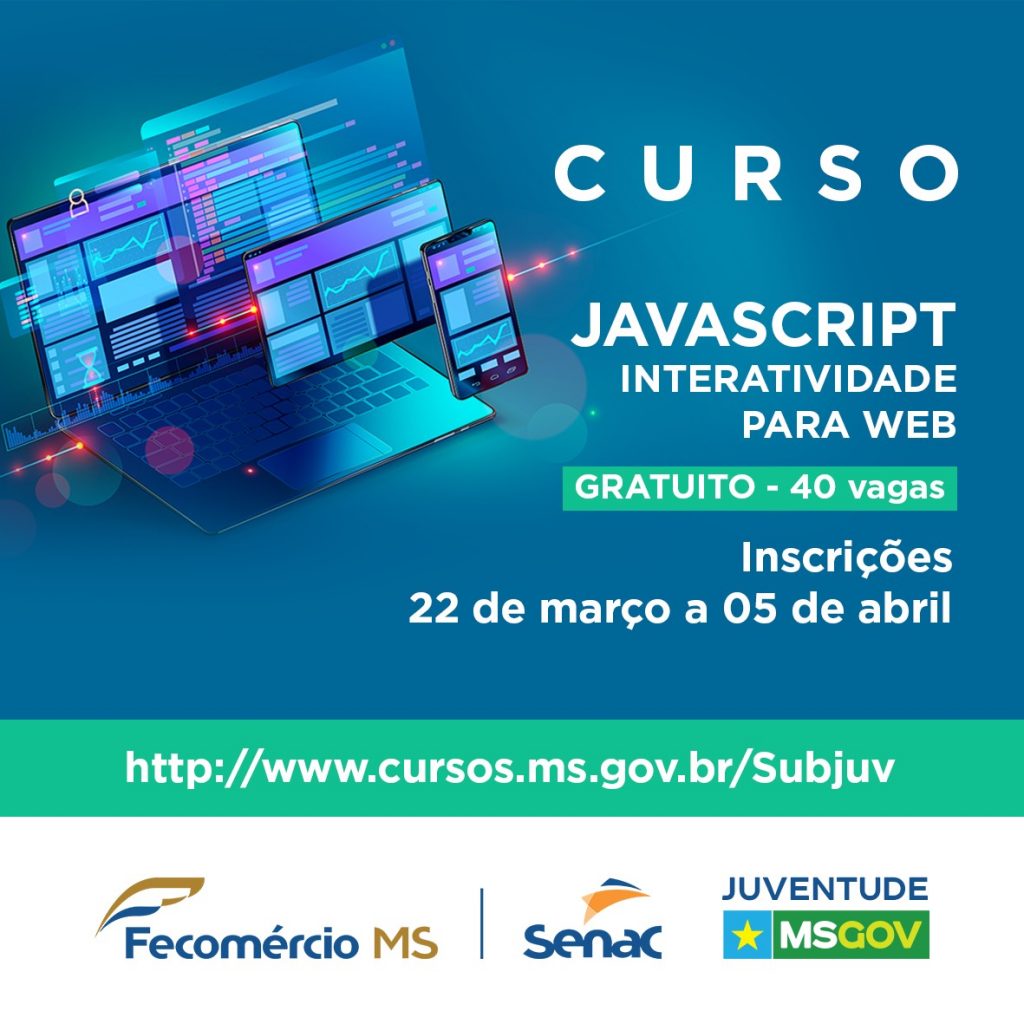 Abertas inscrições para o curso Javascript – Interatividade para Web ...