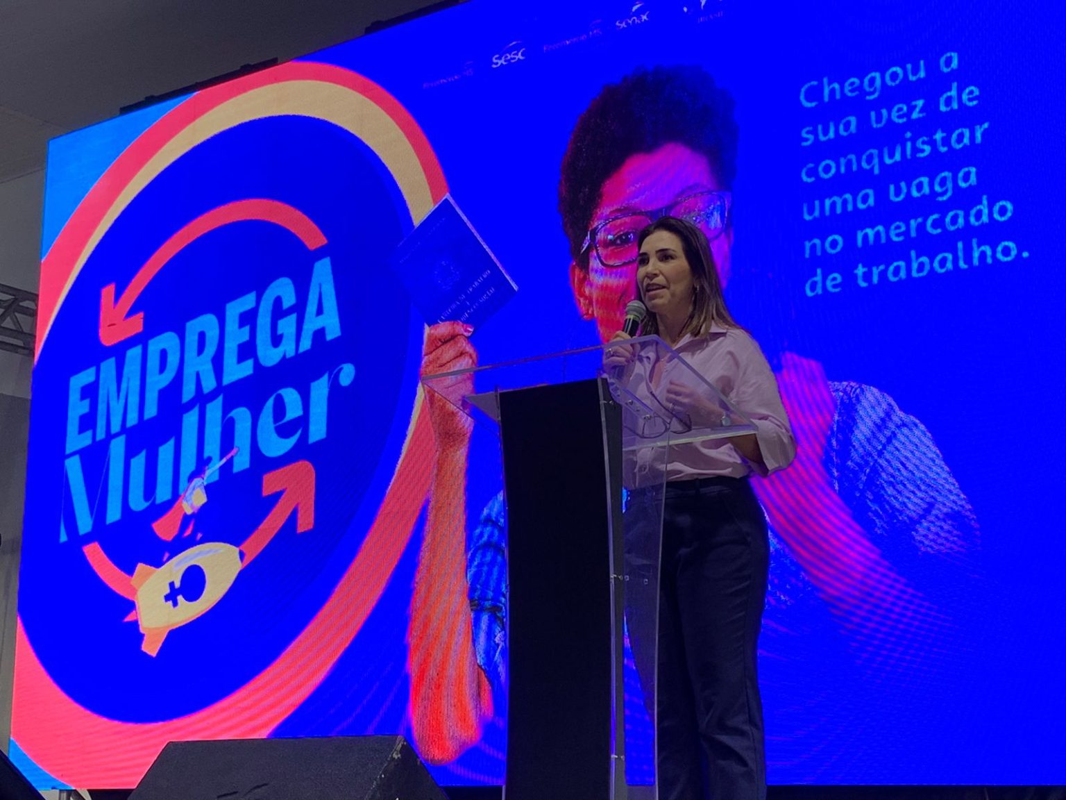 Primeira-dama do Estado, Mônica Riedel reforçou o protagonismo feminino ...